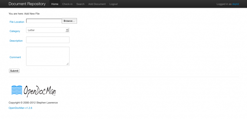 SimpleUser - OpenDocMan Plugin - Free Document Management Software
